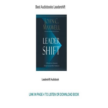 Best Audiobooks Leadershift | PDF