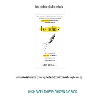 best audiobooks Loonshots | PDF | Physics | Science