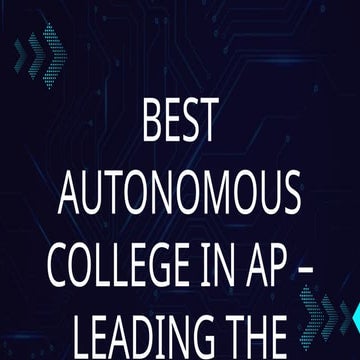 Best Autonomous College in AP (Andhra Pradesh) | PPTX