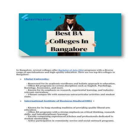 BA Degree Courses In Bangalore,Karnataka.pdf
