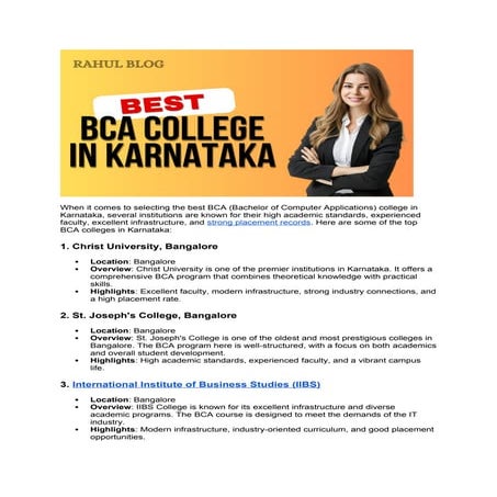 Best bca colleges in karnataka......docx