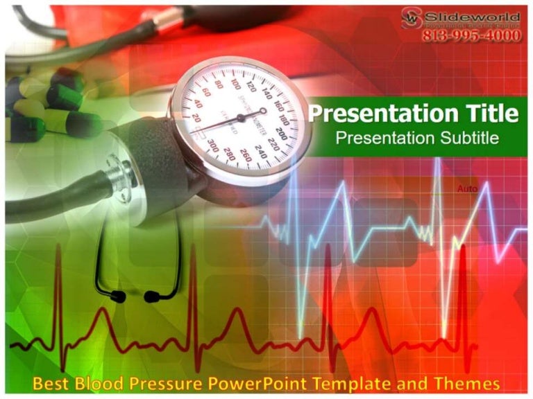 Best Blood Pressure PowerPoint Template and Themes