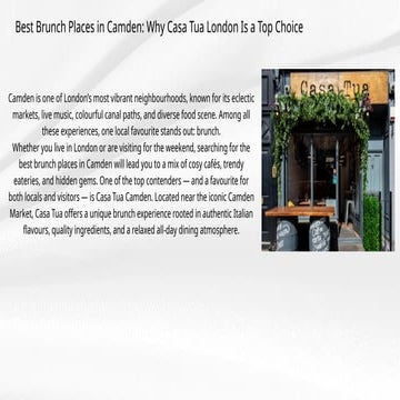 Best Brunch Places in Camden Choice.pptx