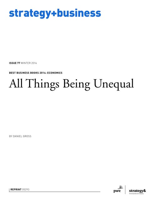 Capital in the Twenty-First Century | PDF