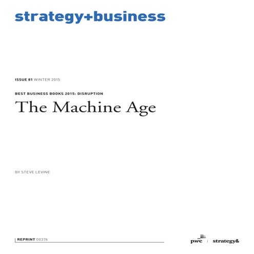 The Machine Age | PDF