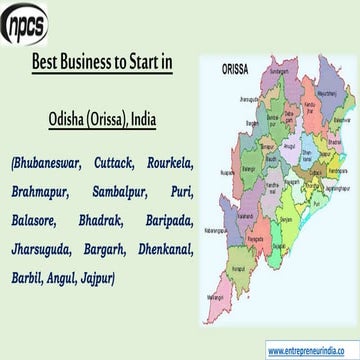 Best Business to Start in Odisha (Orissa), India | PPTX | Agriculture ...