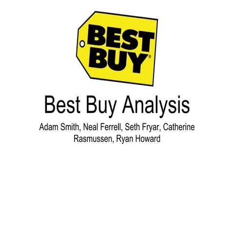 Best Buy case analysis | PPTX