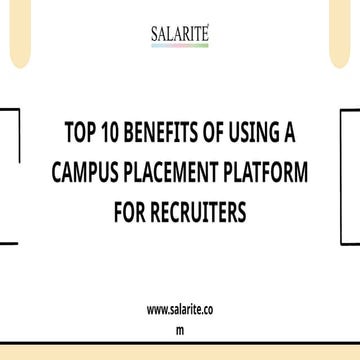 Best Campus Placement Platform Tips by Salarite.pptx
