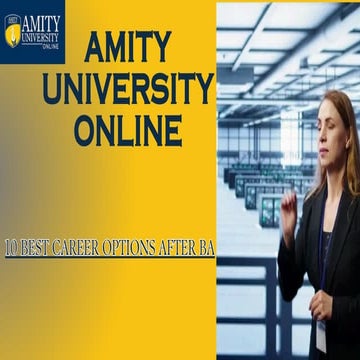 10 Best Career Options After BA: What to Do in 2024 | PDF