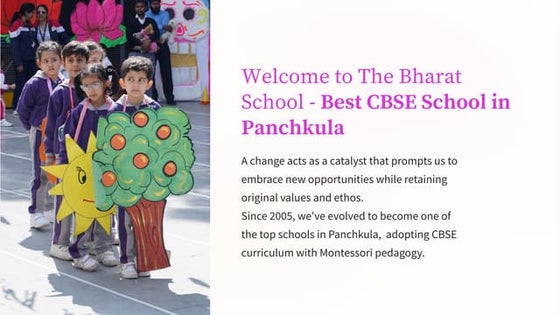 The bharat school - top-rated cbse school in panchkula