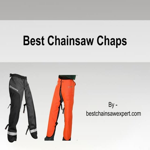Best chainsaw chaps | PPT