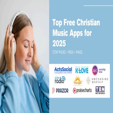 10+ Best Christian Music Apps (Free & Paid) for Worship & Gospel - | PDF