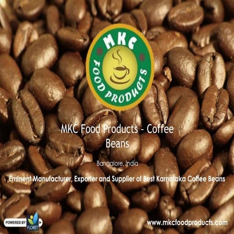 Coffee Beans Manufacturer in India | PPT