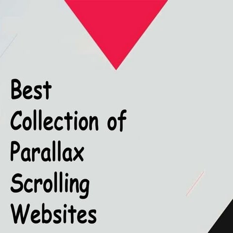 Best Collection of Parallax Scrolling Websites | PPTX