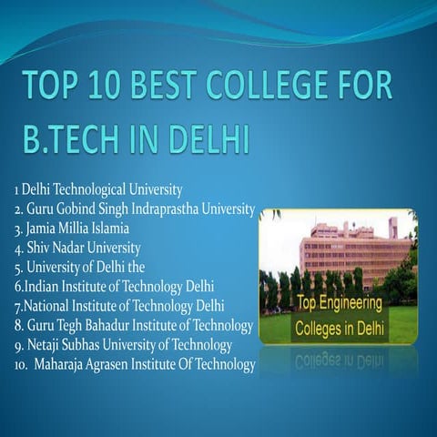 best college for btech in delhi.pptx