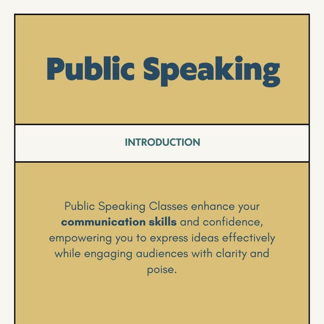Best Communication Skills Courses - Public Speaking Classes.pdf