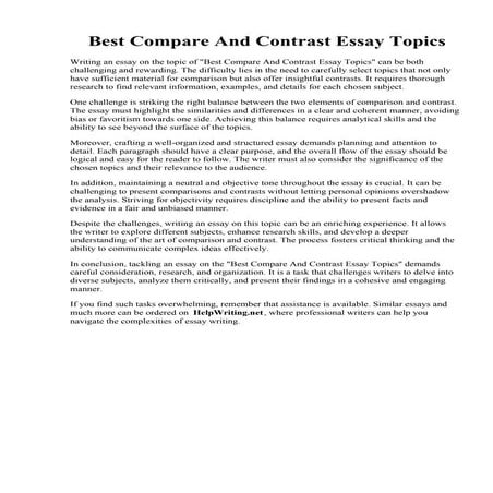 Best Compare And Contrast Essay Topics.pdf