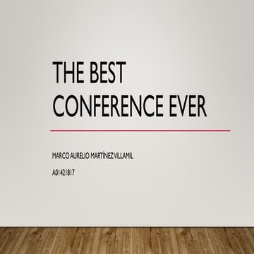Best conference ever | PDF | Business Expos & Conferences | Events