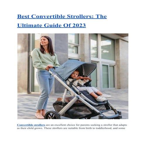 Best Convertible Strollers.pdf