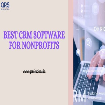 Best CRM Software for nonprofits | QR Solutions | PDF