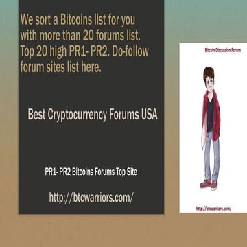 Best Cryptocurrency Forums USA | PPT