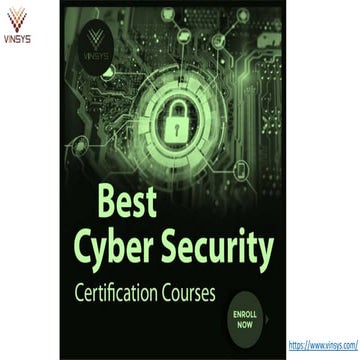 Best Cybersecurity Certification Courses [2022]-vinsys | PPT