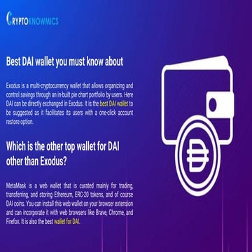 Exodus Wallet | Exodus Cryptocurrency Wallet | Exodus Wallet Review | PDF