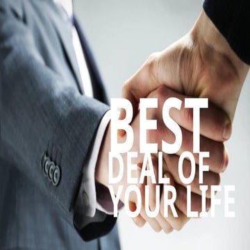 best deal of your life (ecoville church) | PPT