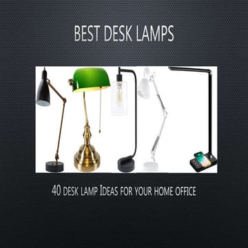 Best Desk Lamps | PPTX
