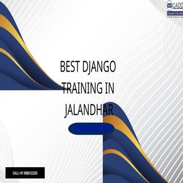 BEST DJANGO TRAINING IN JALANDHAR HAR.pptx