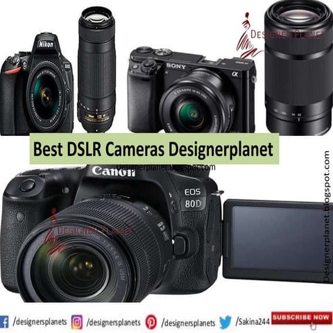Best DSLR Camera in India Designerplanet | PPTX | Cameras and ...