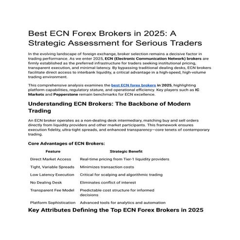 Best ECN Forex Brokers in 2025_ A Strategic Assessment for Serious Traders (1).pdf