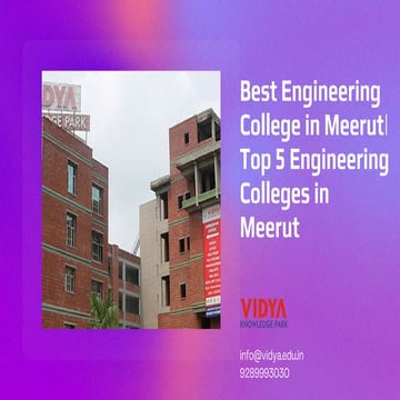 Best Engineering College in Meerut Top 5 Engineering Colleges in Meerut.pdf