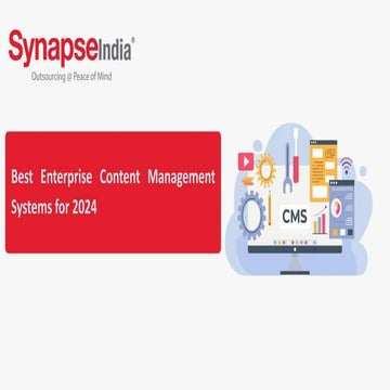 Custom Enterprise CMS Development for Efficient Workflows | PPT