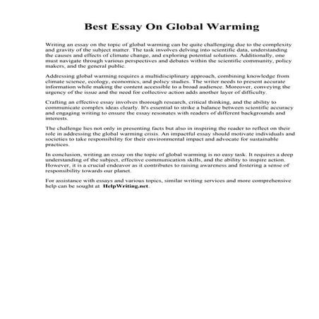 Best Essay On Global Warming.pdf