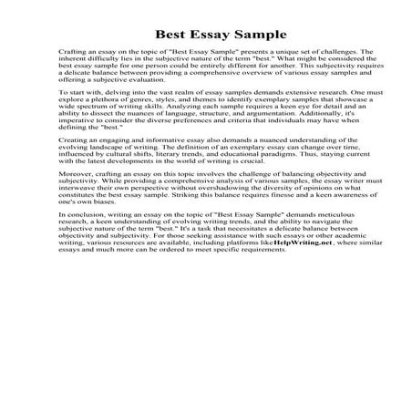 Best Essay Sample.pdf