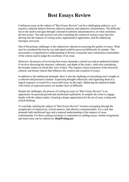 Famous Persuasive Essays | PDF