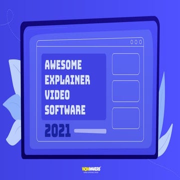 Best explainer video software 2021 | PPT