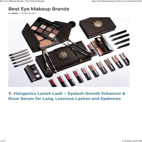 Best Eye Makeup Brands Pdf