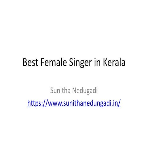 Best Female Singer in Kerala.pptx