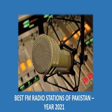 Best Fm Radio Stations Of Pakistan 2021.pptx