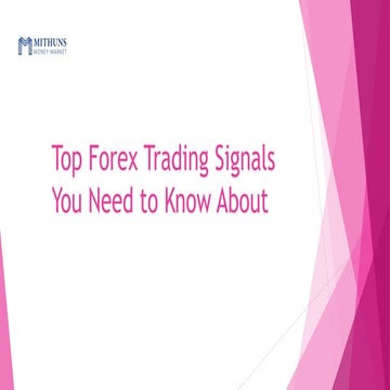 Best Forex Trading Signals - Mithuns Money Market | PPTX