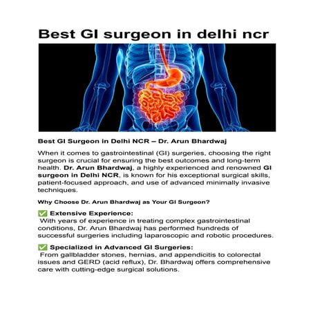 Best GI surgeon in delhi ncr .pdf