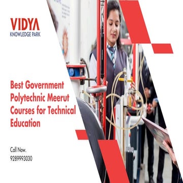 Best Government Polytechnic Meerut Courses and Fees for Technical ...