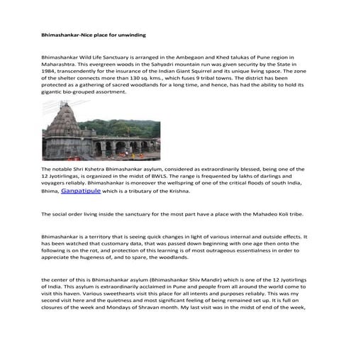 Best holiday destinations | PDF