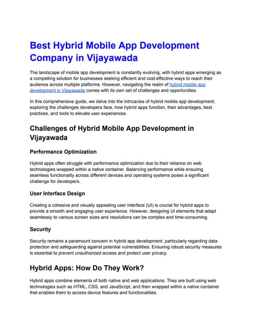 3 Key Benefits of Mobile App Development with Java | PDF
