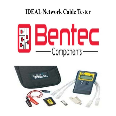 Best IDEAL Network Cable Tester | PPTX | Telecommunications Industry ...