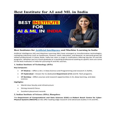Best Institute for AI and ML in India.pdf