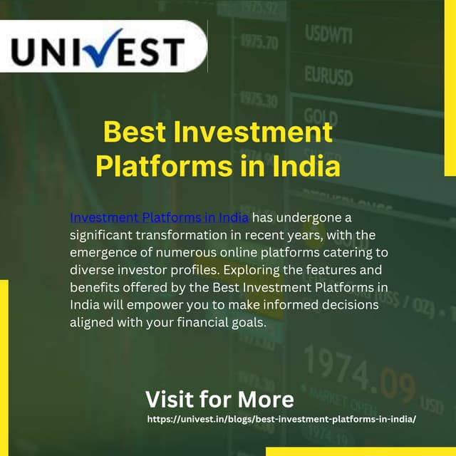 Best Investment Platforms in India in 2024 | PDF
