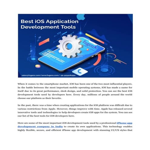 Best Ios Application Development Tools Pdf